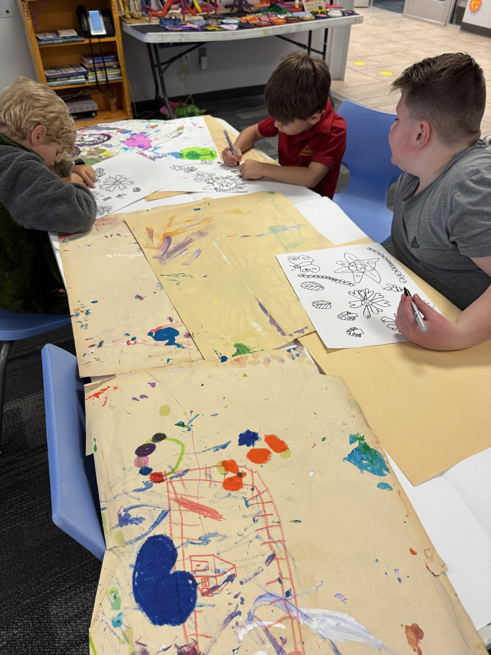 Pop Art Flowers - 1st Grade Blog