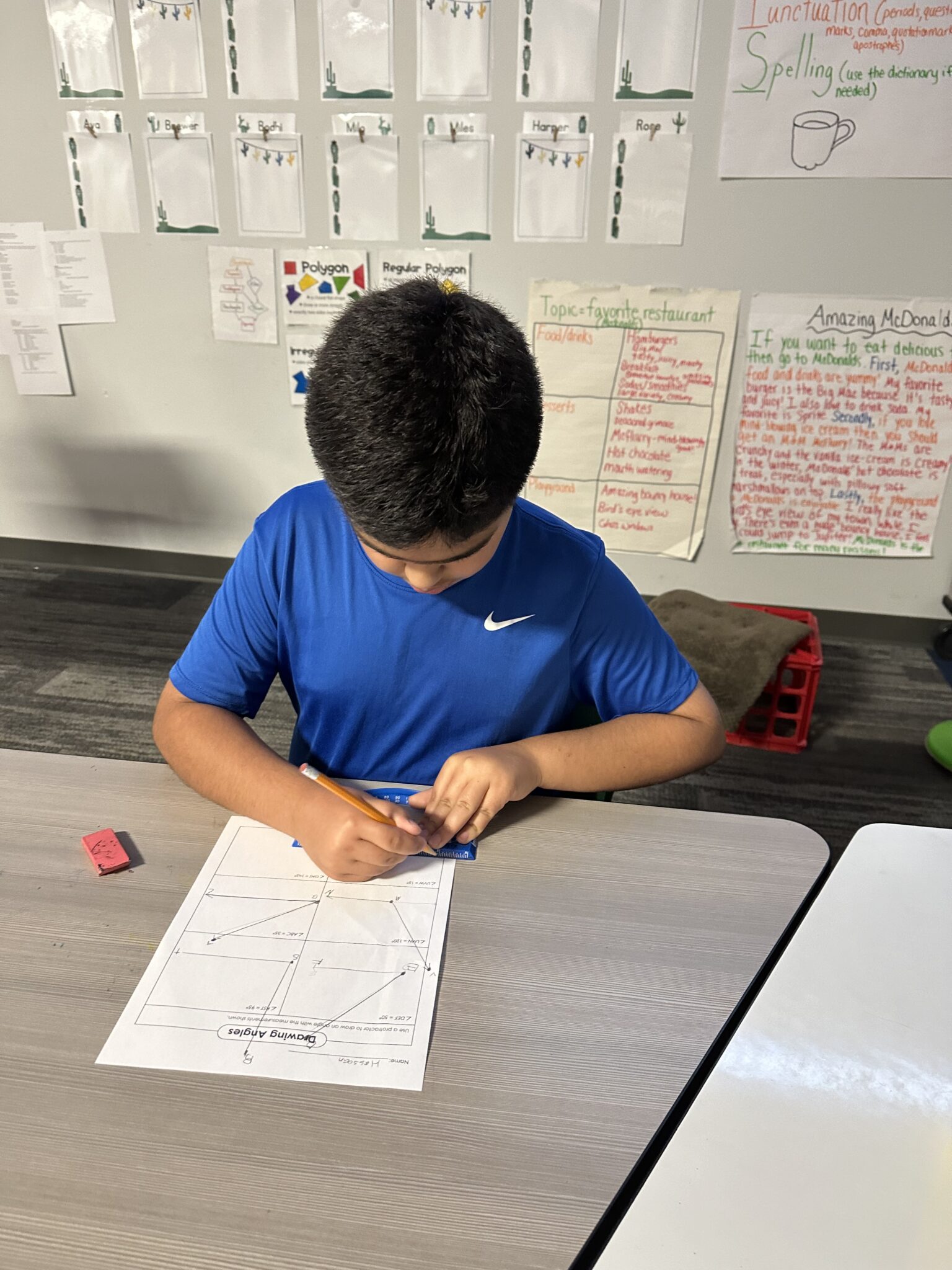 Drawing Angles - 3rd Grade Blog
