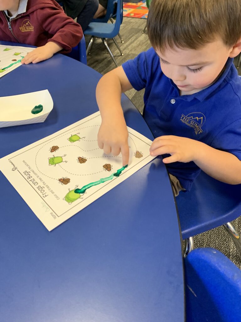 Finding Fun with the Letter Ff Through Finger Painting, Frogs and ...