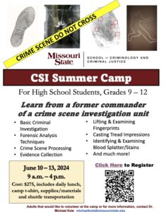 CSI Summer Camp at Missouri State - Upper School