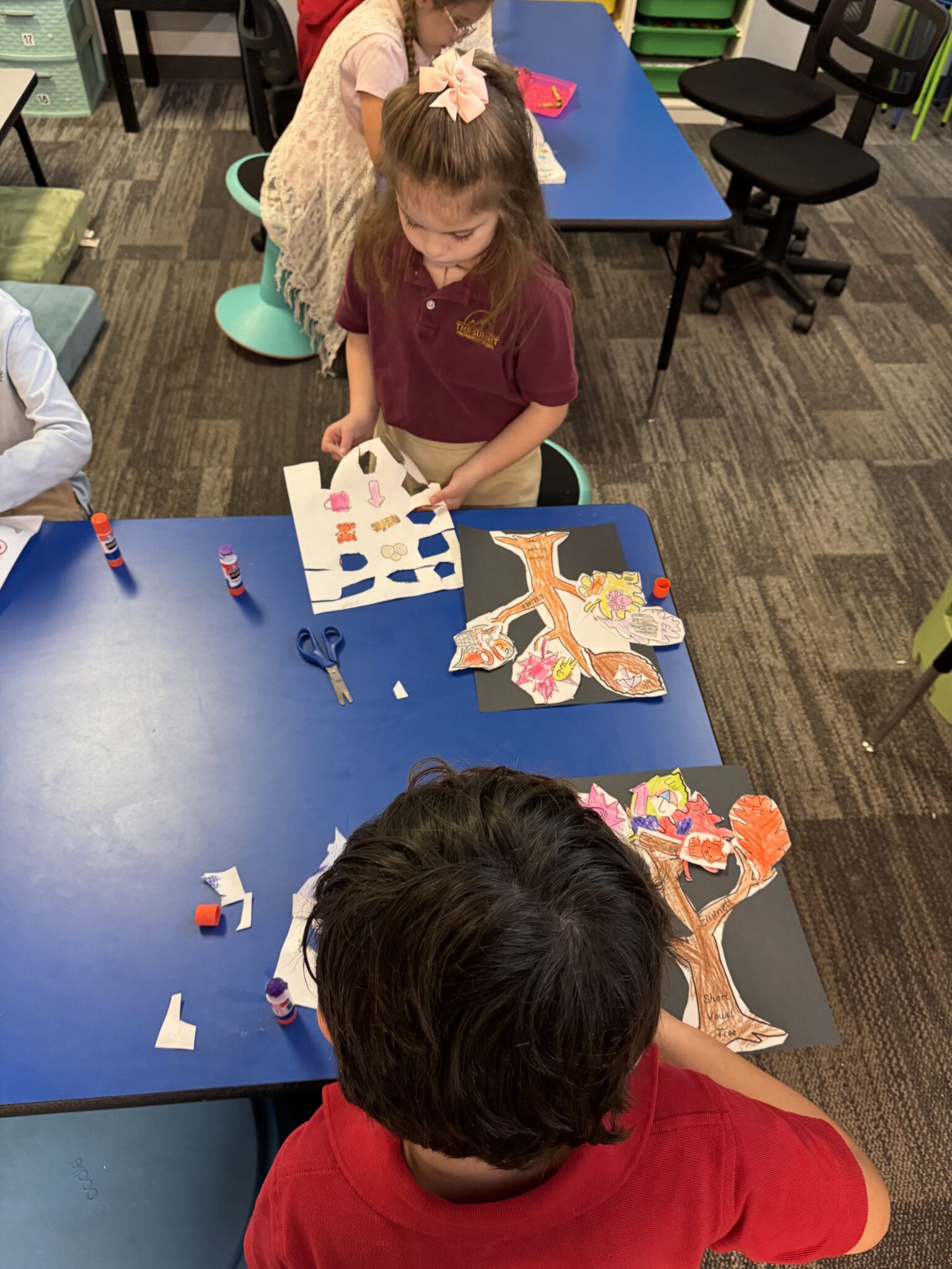 Vowel Trees - Kindergarten Explorers