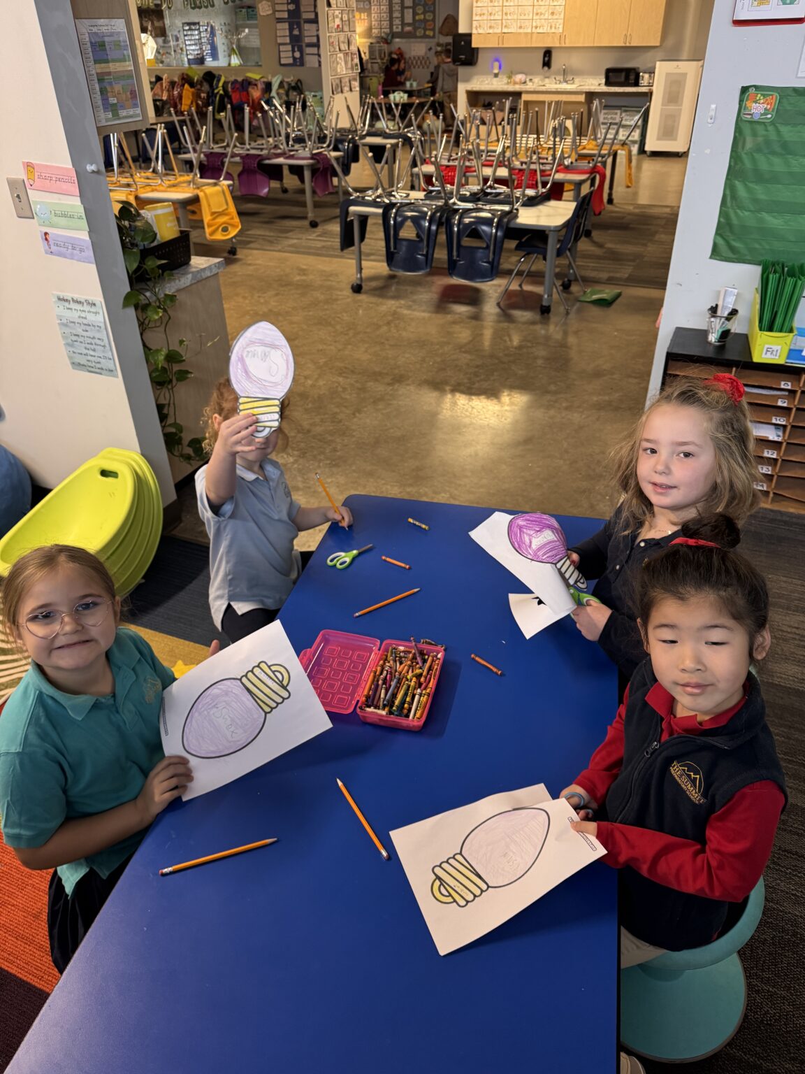 String Lights for Self-Esteem - Kindergarten Explorers