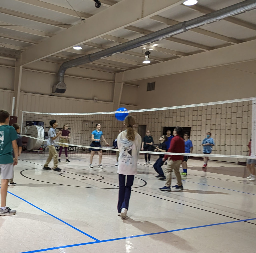 PE. Class Update: Volleyball - Middle School