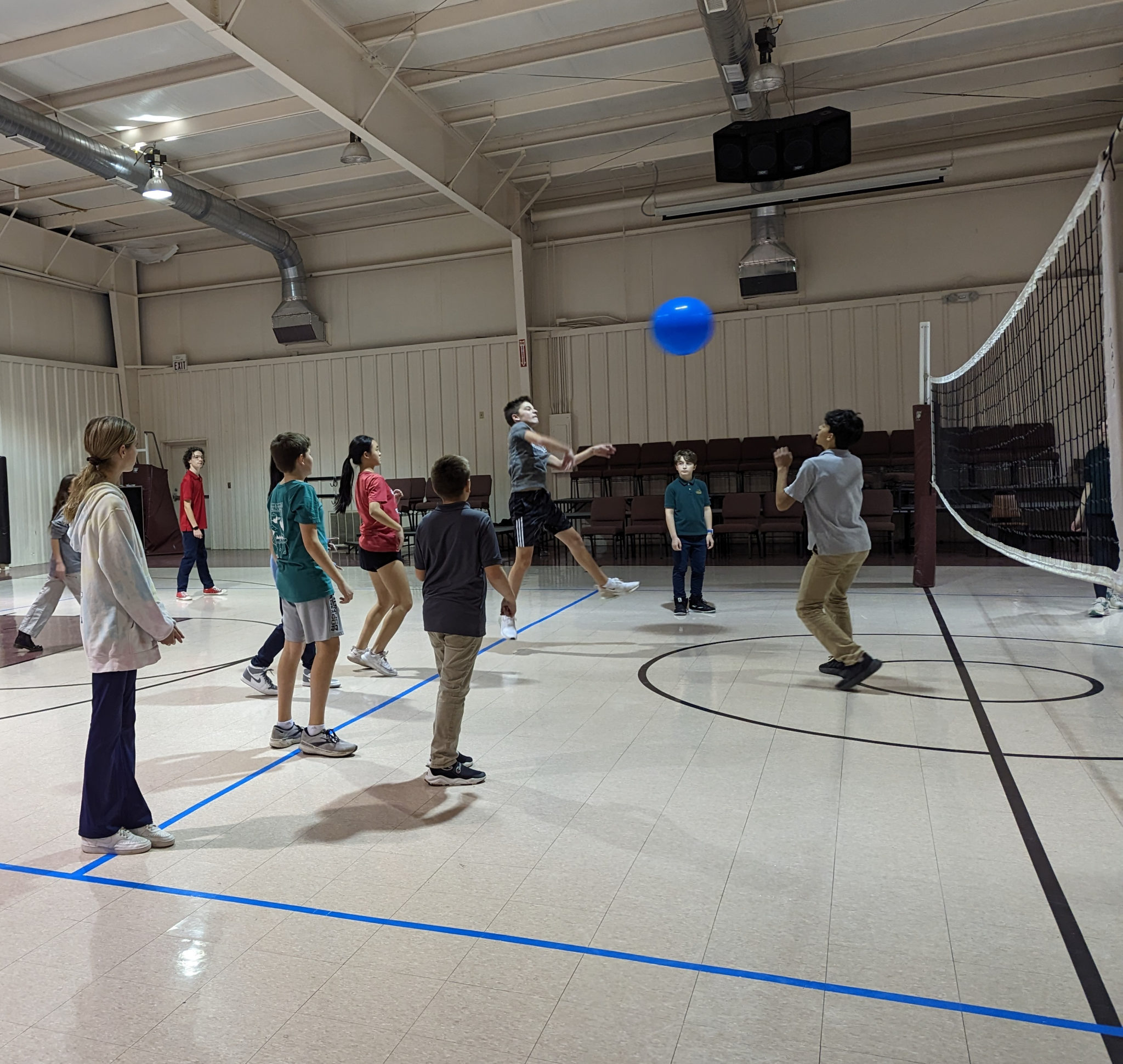 PE. Class Update: Volleyball - Middle School
