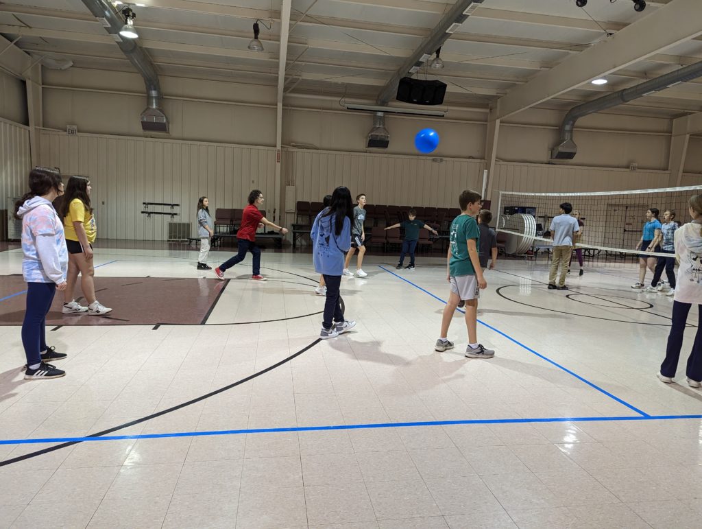 PE. Class Update: Volleyball - Middle School